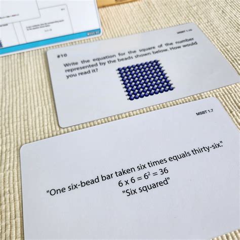 Square Of Binomial And Trinomial Task Cards Ages 6 9 Alisons Montessori Blog