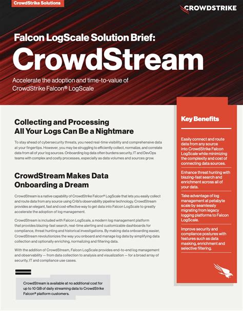 CrowdStream Accelerate Log Management Adoption Data Sheet