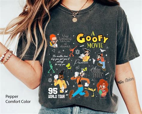 Retro A Goofy Movie Characters Comfort Colors T Shirt Powerline World