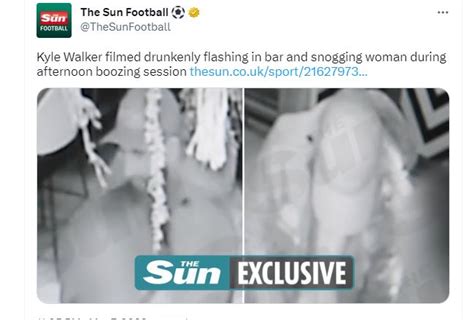 Escándalo Con Kyle Walker Se Filtra Un Vídeo En El Que Sale Borracho