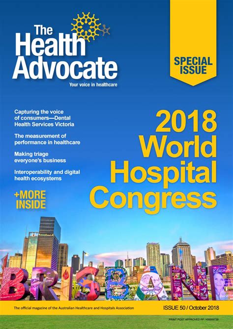 The Health Advocate Issue 50 October 2018 By Australian Healthcare