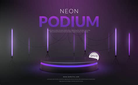 보라색과 분홍색 네온 연단 보라색 형광 튜브 배경 벡터 일러스트 레이 션 강단에 대한 스톡 벡터 아트 및 기타 이미지 강단 벡터 0명 Istock