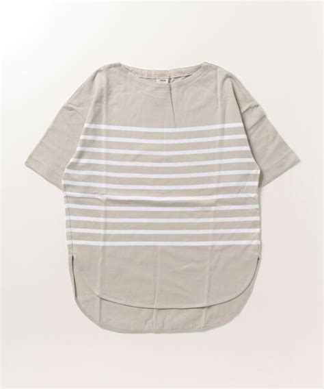 Tigora（ティゴラ）の「ティゴラ Tigora ヘビーウェイトコットン半袖ボーダーtシャツ（tシャツ カットソー）」 Wear