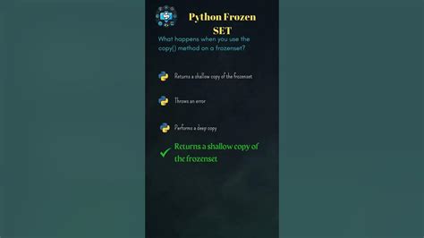 Master Frozen Sets In Python Tricky Mcqs To Test Your Skills 🚀 28 Youtube