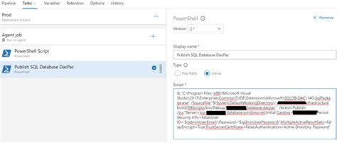 Azure Devops Hosted 2017 Build Agent Not Allowing Sql Connection