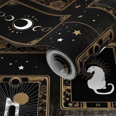 Tarot Cards Wallpaper Spoonflower
