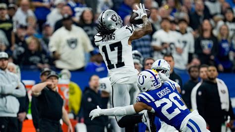 Davante Adams 24 Yard Catch Raiders 2023 Week 17 Highlights Vs