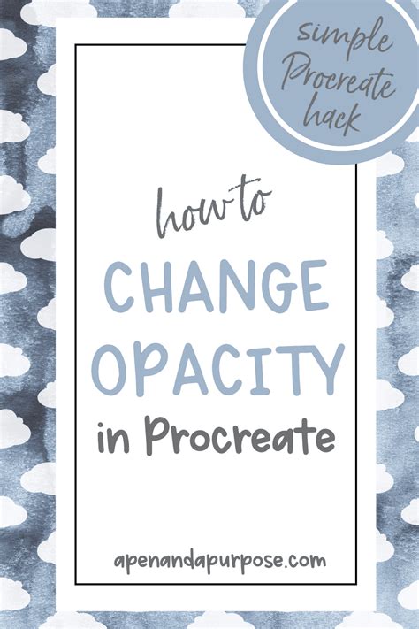 How To Change Opacity In Procreate A Simple Procreate Tip