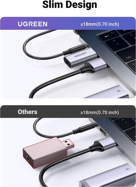 Ugreen Usb A To 35mm External Stereo Sound Adapter Gray Cm38380864