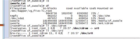 Linux下的 dev sr0 dev cdromdf命令free命令 running fly 博客园