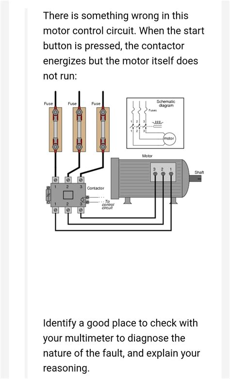 Solved There Is Something Wrong In This Motor Control Chegg