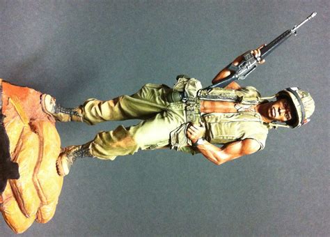 Completed Critique Usmc Khe Sanh Pegaso 90mm Planetfigure Miniatures