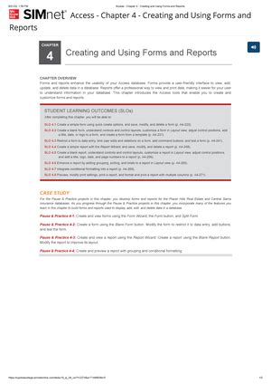 Access Chapter 1 Creating A Database And Tables Access Helps You