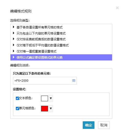 Web电子表格 ⬝ 报表应用 ⬝ 告警效果 Smartbi Insight V11帮助中心