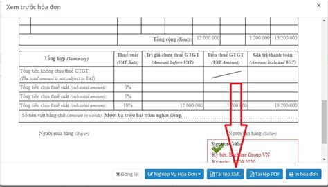 Tải file XML của hóa đơn điện tử Hóa Đơn Điện Tử eHoaDon Online Hóa Đơn Điện Tử Tốt Nhất