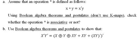 VIDEO Solution A Assume That An Operation Is Defined As Follows X