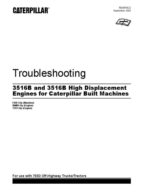 Cat 3516 B And 3516 B High Displacement Engines Troubleshooting