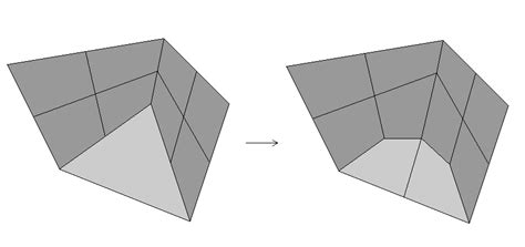 Conversion Of Triangle Into Quadrilateral Elements Download Scientific Diagram