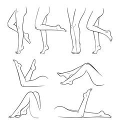 Feet Royalty Free Vector Image VectorStock
