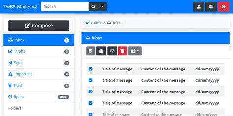 Messaging Layout With Bootstrap And Fontawesome Dev Community