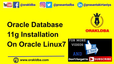 Oracle Database 11g R2 11 2 Installation On Oracle Linux 7 OL7