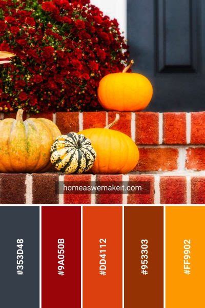 Fall Color Palettes Beautiful Autumn Color Schemes Celebrate And