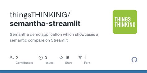 github thingsthinking semantha streamlit semantha demo application