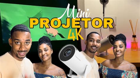 Compramos O Projetor Hy K E Testamos Youtube