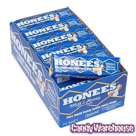 Ambrosoli Honees Milk And Honey Filled Candy Drops 10 Piece Packs 24