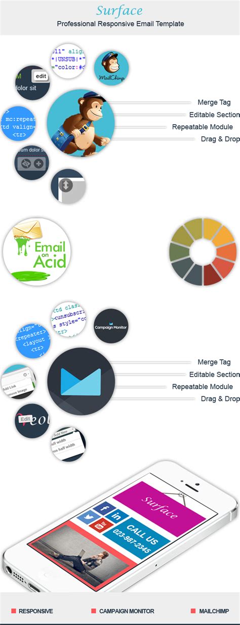 Surface Colorful Responsive Email Template Codemarket Surface Colorful Responsive Email Template Codemarket