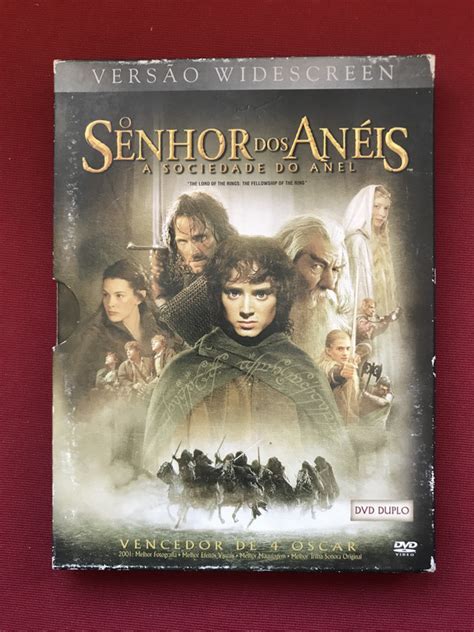 DVD Duplo O Senhor Dos Anéis A Sociedade Do Anel