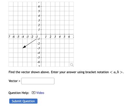 Solved Find The Vector Shown Above Enter Your Answer Using Chegg