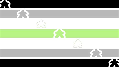 meeple pride flags geek craft