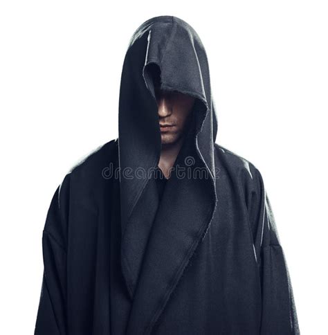 Portrait Of Man In A Black Robe Stock Image Image 34362647