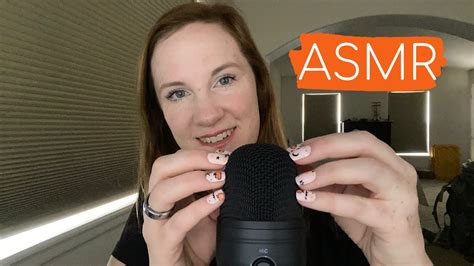 ASMR | Up Close Whispering & Bare Mic Scratching - YouTube