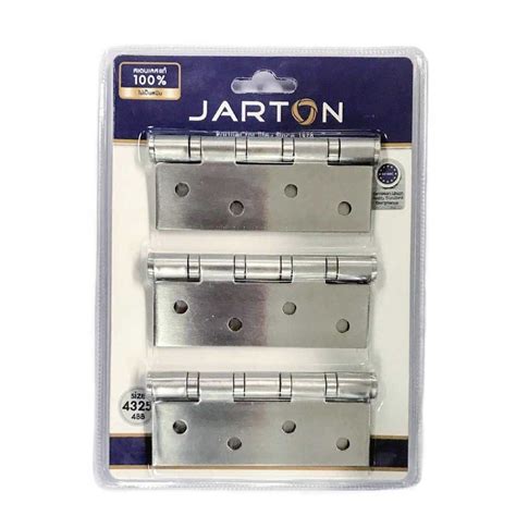 Leowood บานพับประตู สแตนเลส ขนาด 4x3x2 5 Mm 1 ชุด บรรจุ 3 ชิ้น รุ่น Premium ประตูห้อง ภายใน