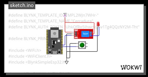 Circuito De Cerradura Wokwi ESP32 STM32 Arduino Simulator