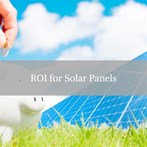 How To Calculate Roi For Solar Panels