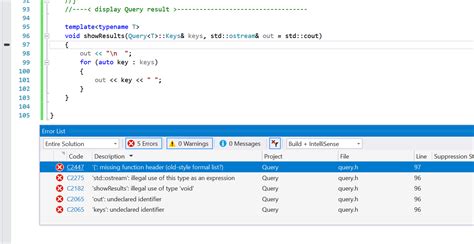 Intellisense Provide Sample Template Arguments Template Samples