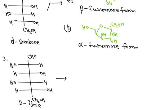 Solved Convert D Sorbose Into Haworth Projections A Draw The Beta