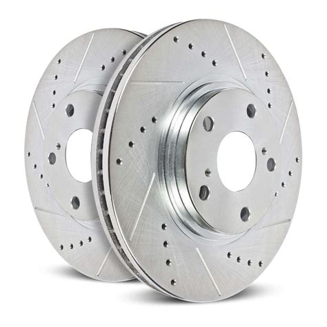 Powerstop Evolution Performance Drilled Slotted And Plated Brake Rotors