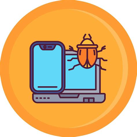 Bug Line Filled Icon 36953768 Vector Art At Vecteezy