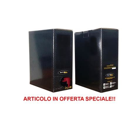 Bag In Box Per Vino 3 Litri Nera Anonima