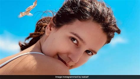 Though It Came With A Side Of Work Wed Be Up For A Beach Day Like Isabelle Kaif In A White