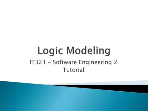 ppt logic modeling powerpoint presentation free download id 1830009