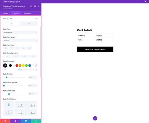 The Divi Woo Cart Totals Module Elegant Themes Documentation