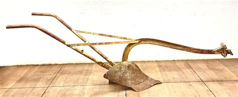 Lot Antique Horse Drawn Walking Plow Farm Implement