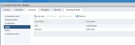 How To Add Local Users To Esxi Host Vmanalyst
