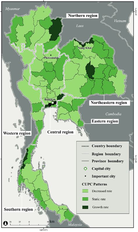 The Spatial Distribution Map Of The Cupc Patterns Download