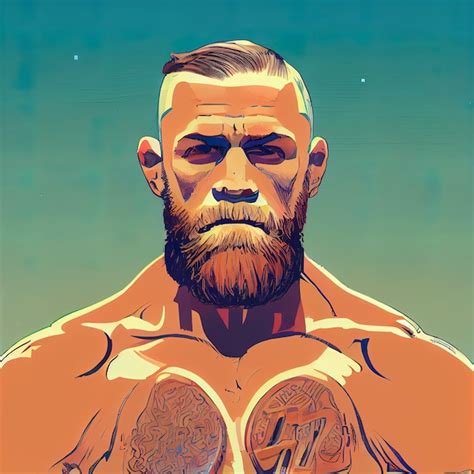 Premium Photo A Man With A Tattoo On His Chest Has A Tattoo Of A Man